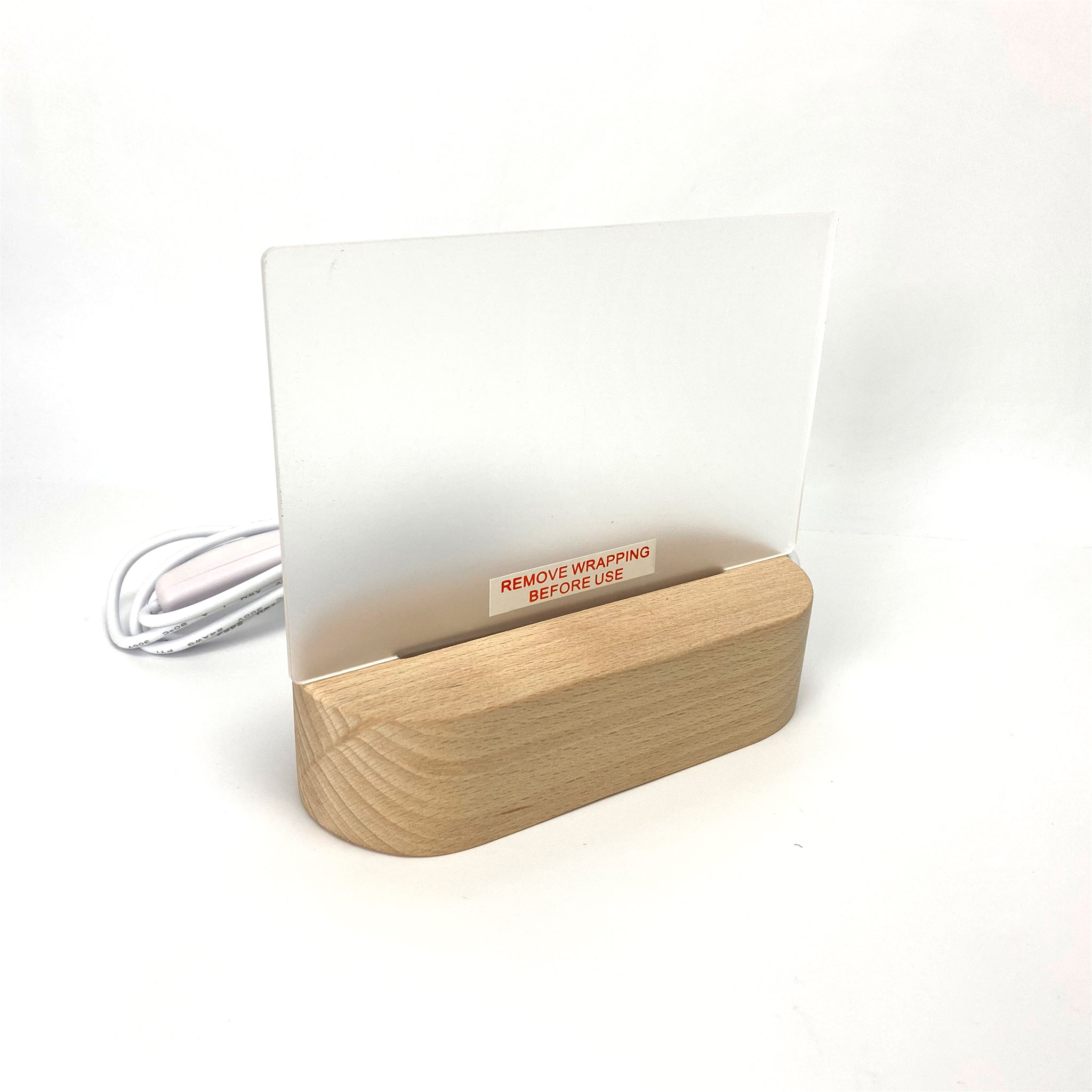 LED Light Base - Timber Oval