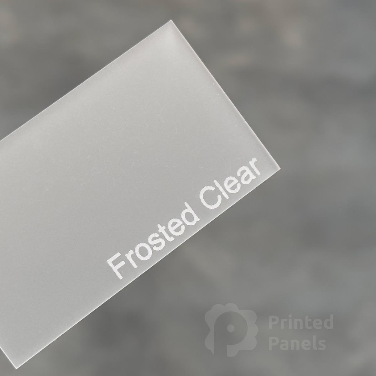 Acrylic - Frosted Clear 3mm Matte/Gloss