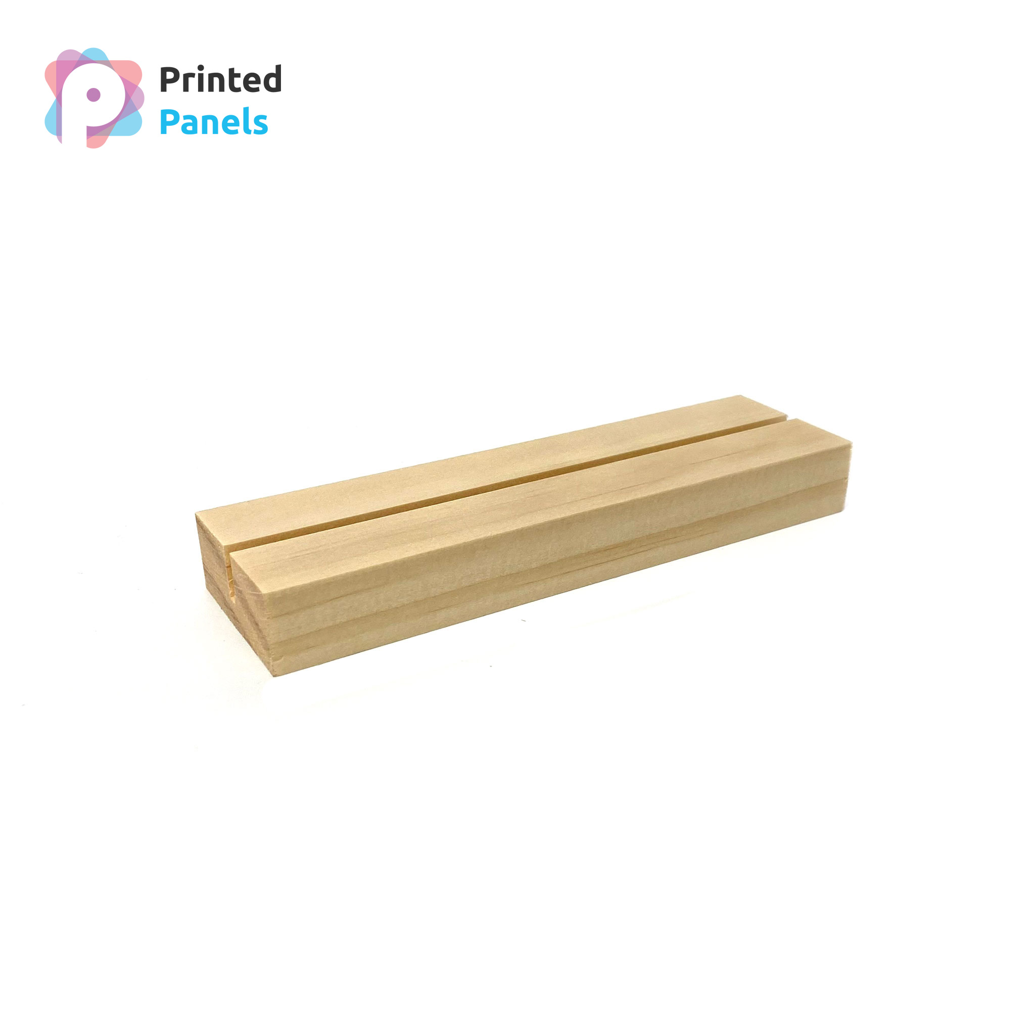 Timber Slotted Acrylic Stand (Single slot)