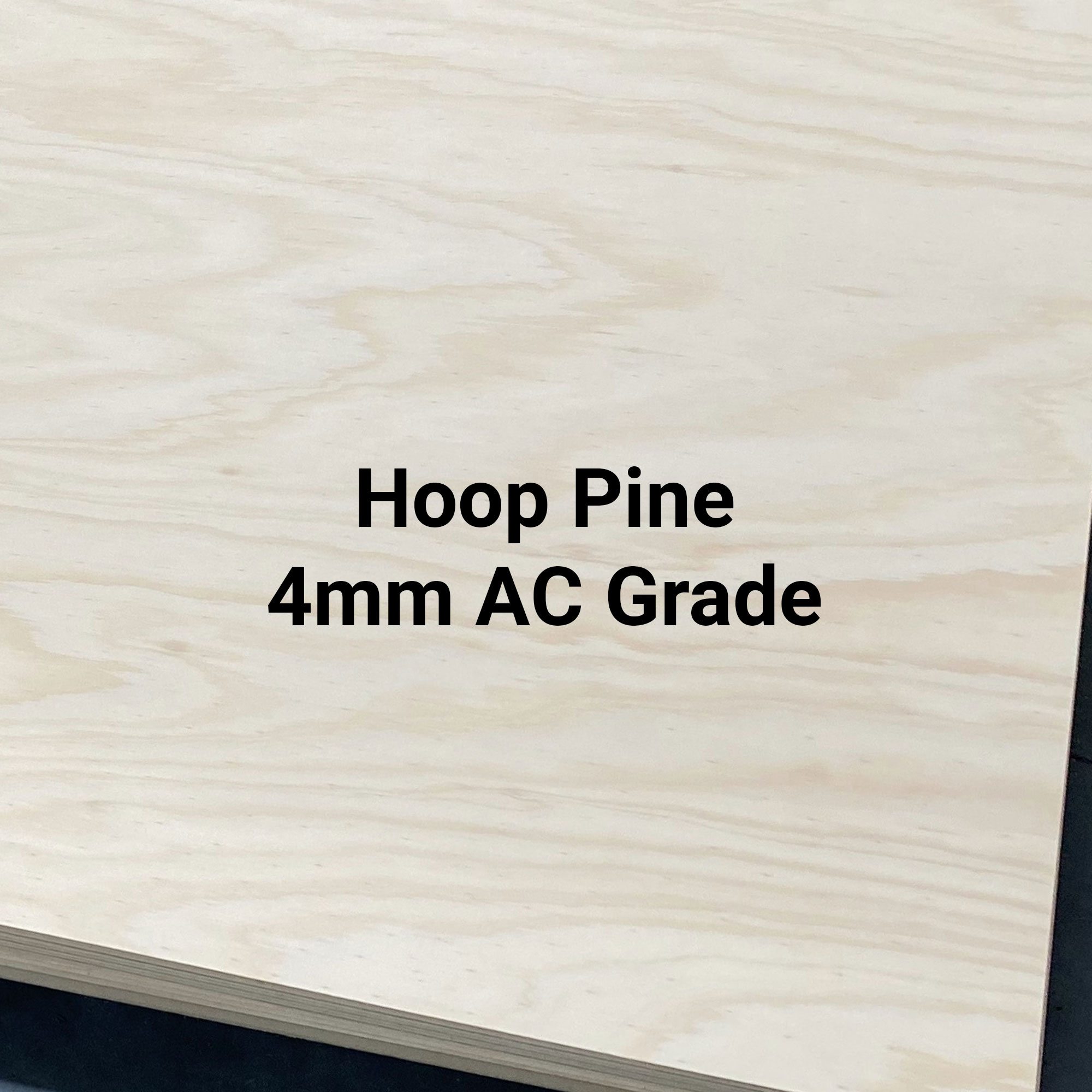 4mm AC Grade Laser Plywood - Hoop Pine - Printed Panels