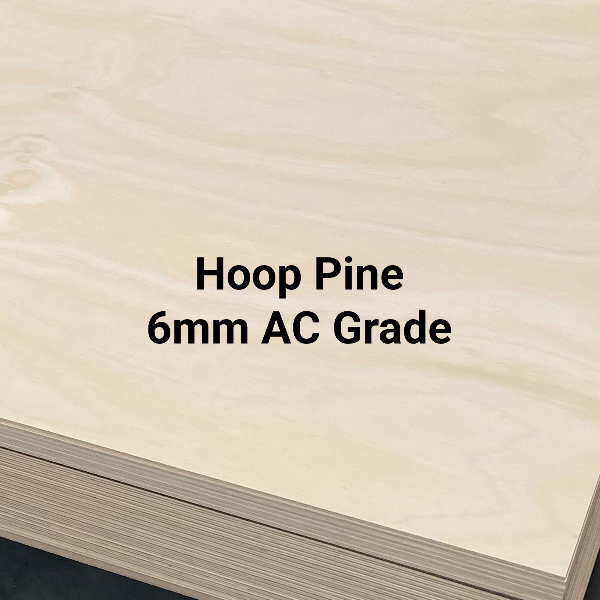 6mm AC Grade Laser Plywood - Hoop Pine - Printed Panels