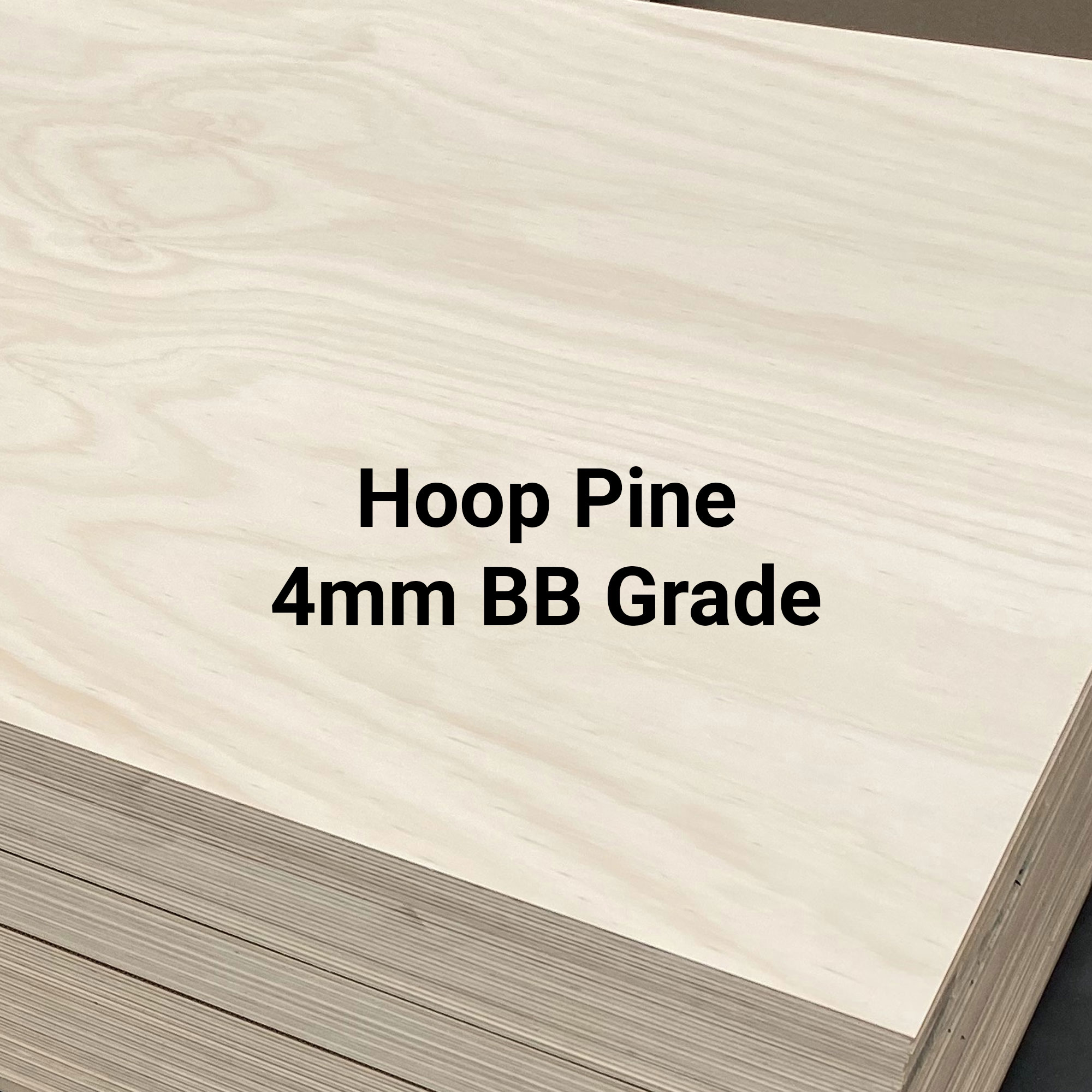 **TLC SHEETS** 4mm BB Grade Laser Plywood - Hoop Pine - Printed Panels