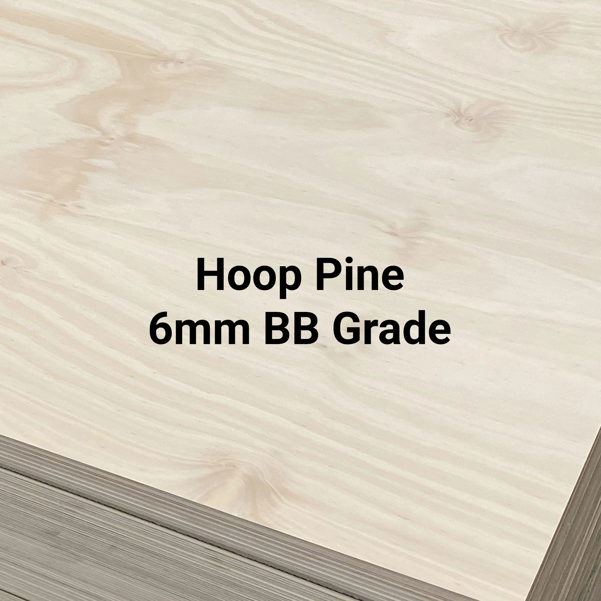 6mm BB Grade Laser Plywood - Hoop Pine - Printed Panels
