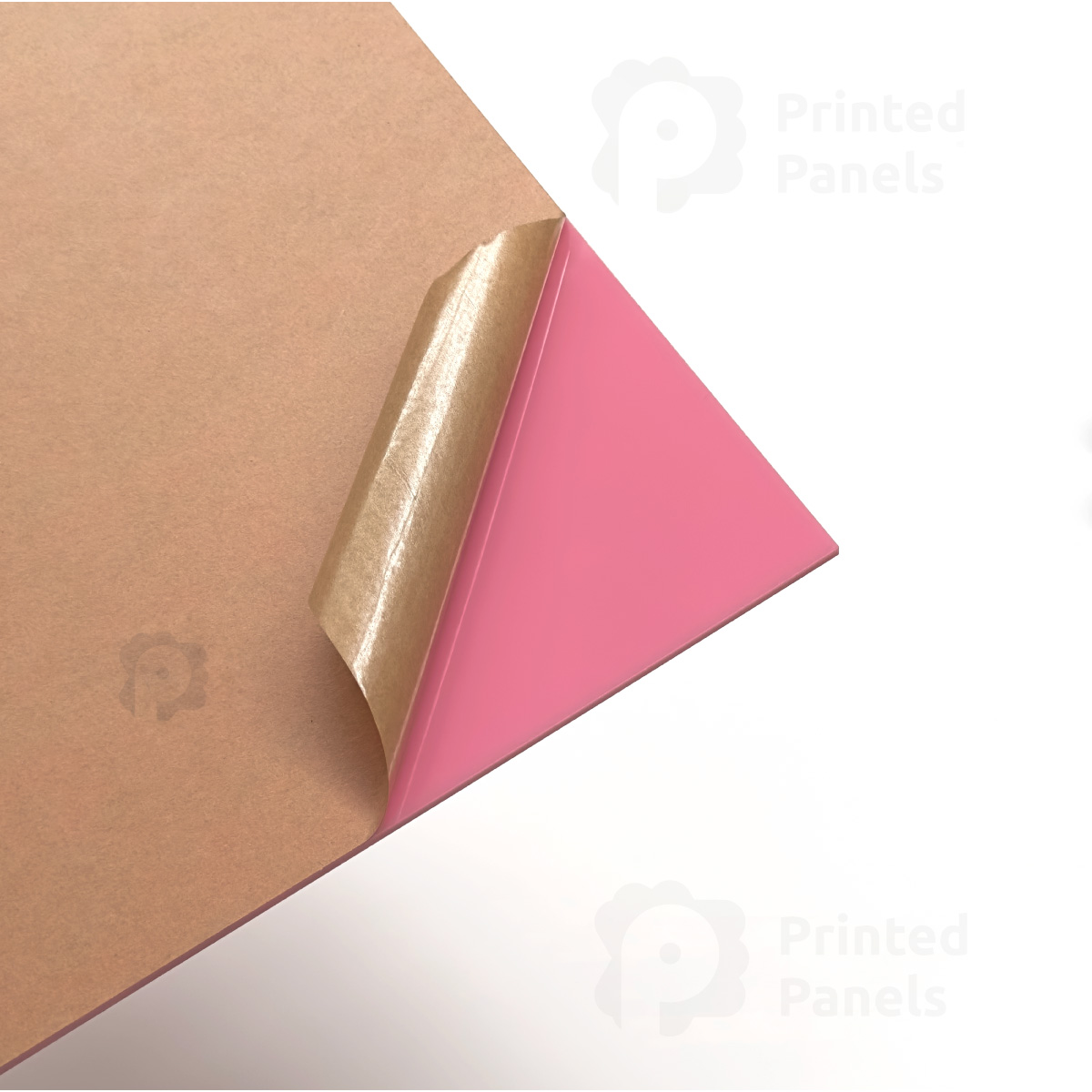 Acrylic - Pastel Pink 3mm (Matte/Gloss) AA - Printed Panels