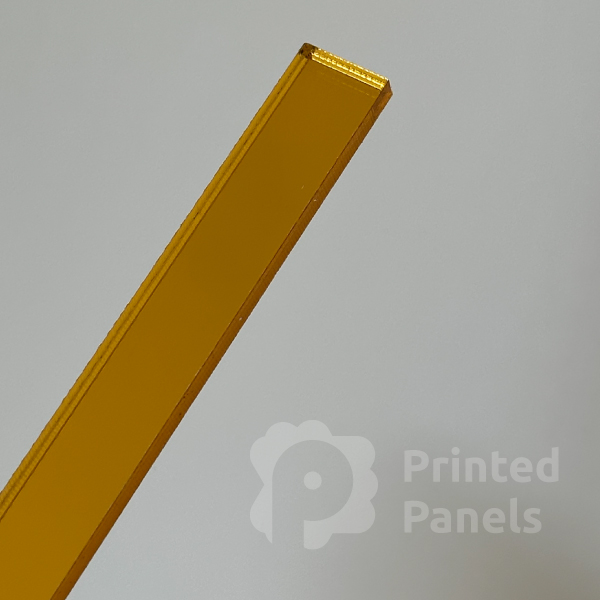 Acrylic - Dark Gold Mirror 3mm (Grey Backing) AA