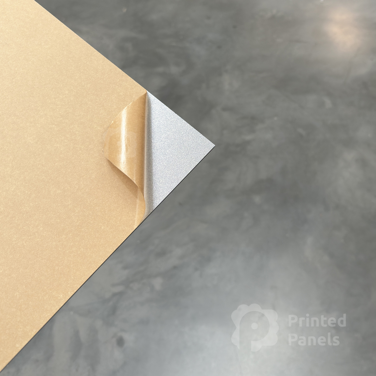 Acrylic - Metallic Silver 3mm (Dual Tone) AA