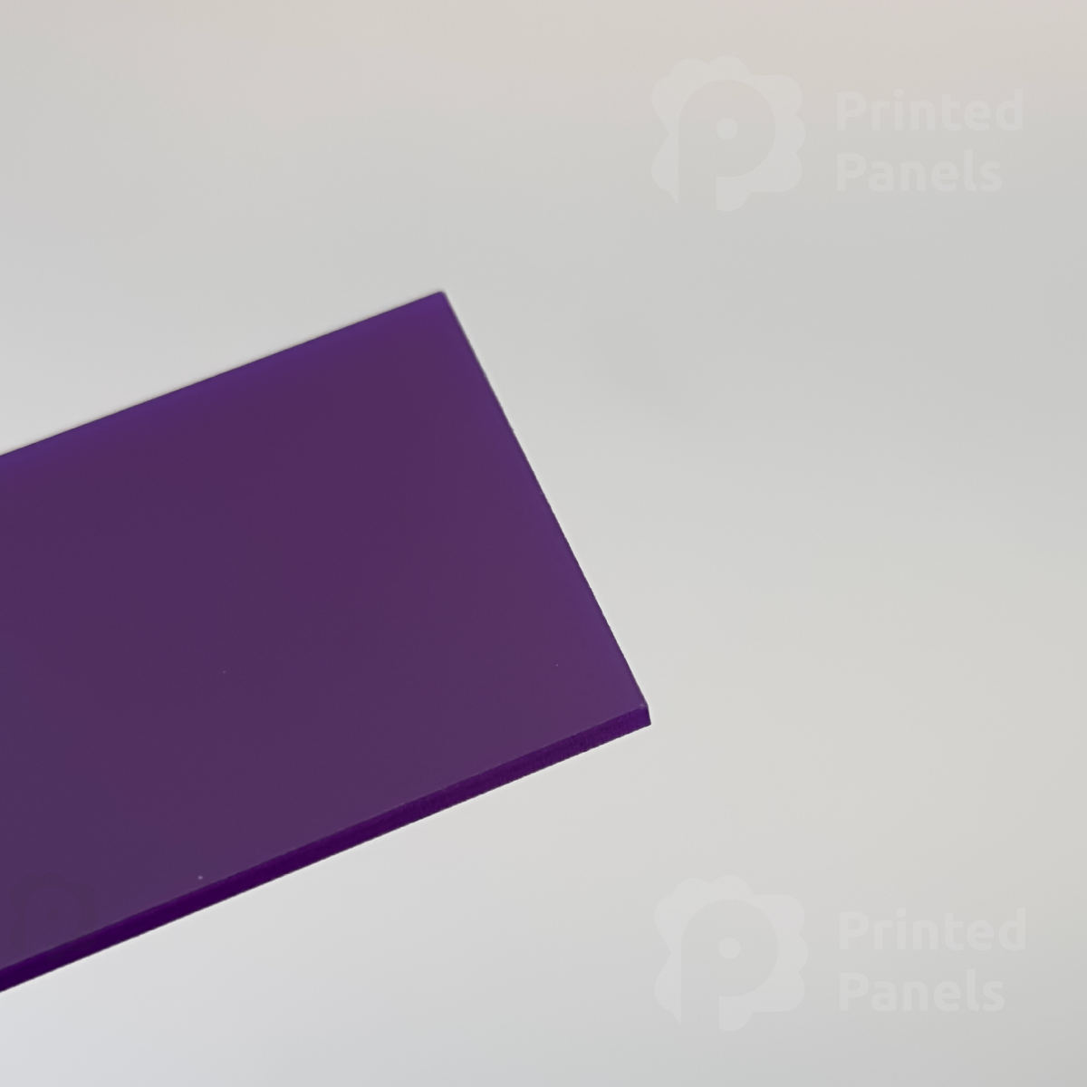 Acrylic - Deep Purple 3mm - Matte/Gloss AA - Printed Panels